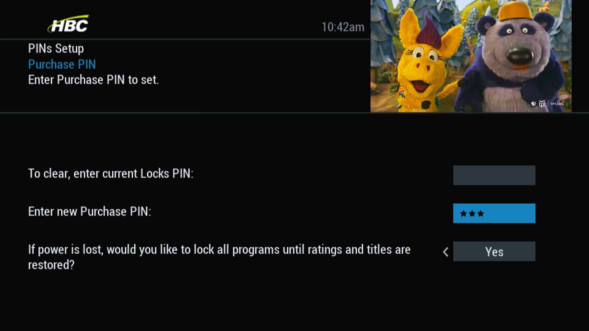Standard Parental Controls | HBC