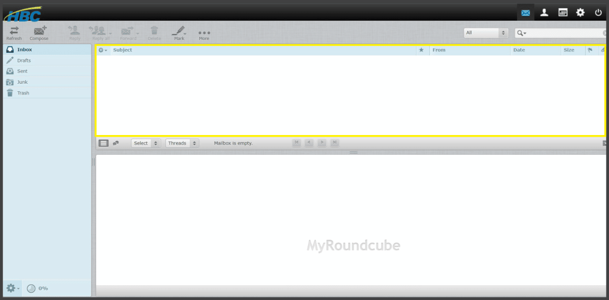 Email Through Web Browser | HBC
